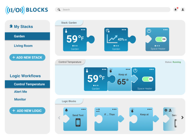 User Interface for IoT application – Debi Gustafson – Graphic designer ...